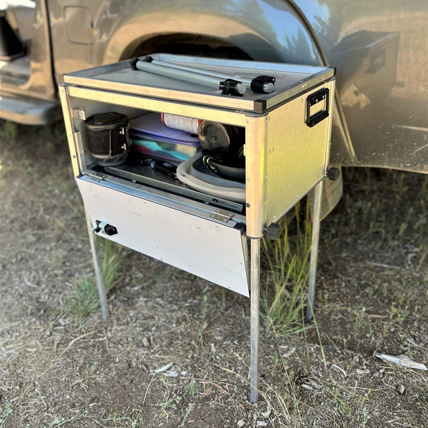 Compact Camp Kitchen - Overland Kitchen Box - Trail Kitchens