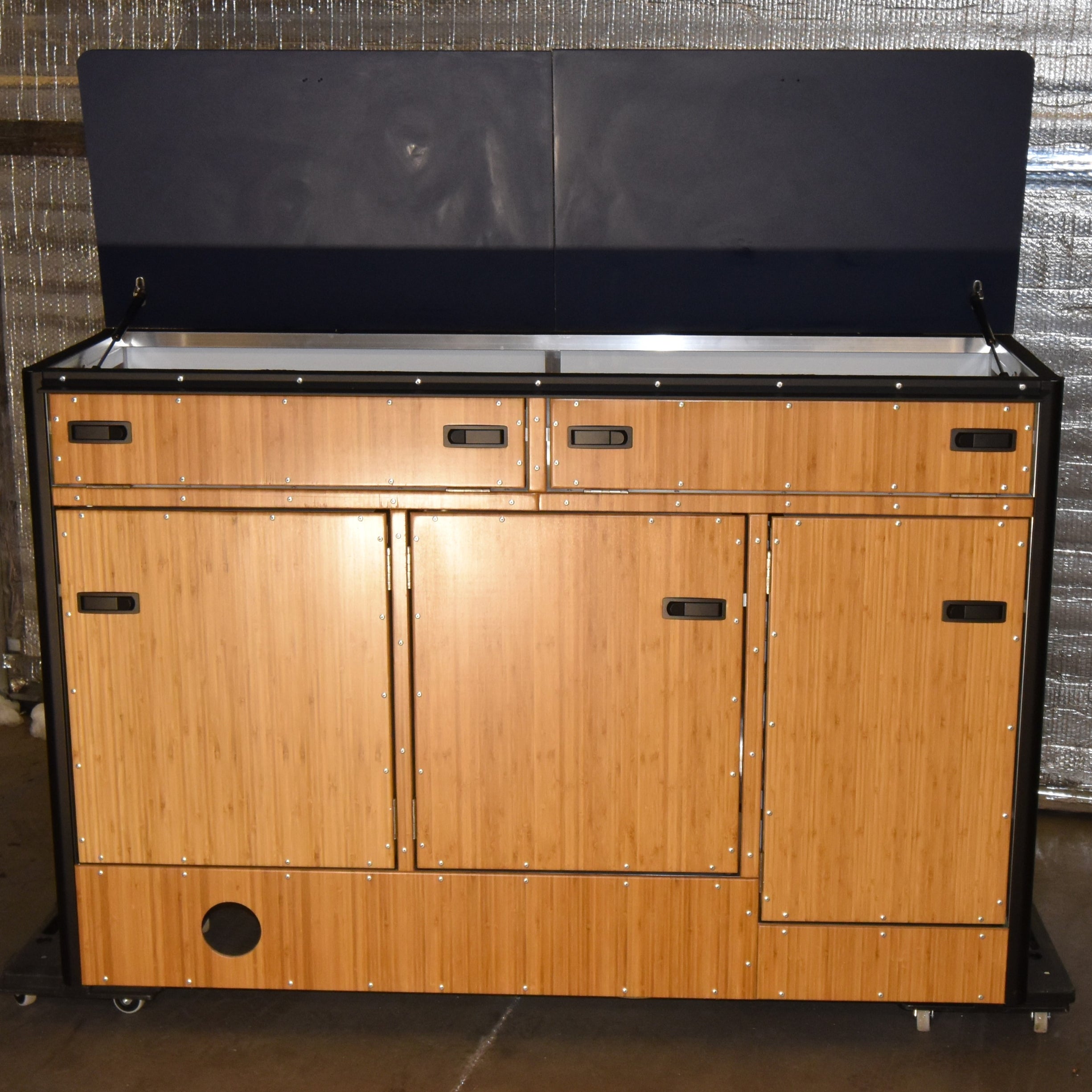 Wheel Well Cabinets for Campervans - Trail Kitchens