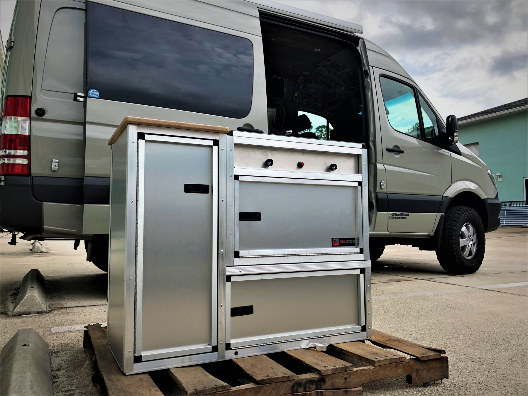 Campervan Kitchen Unit for Vans and RVs - Trail Kitchens
