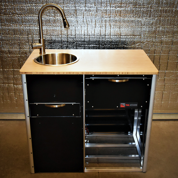 Campervan Kitchen Pod with Fridge - Trail Kitchens