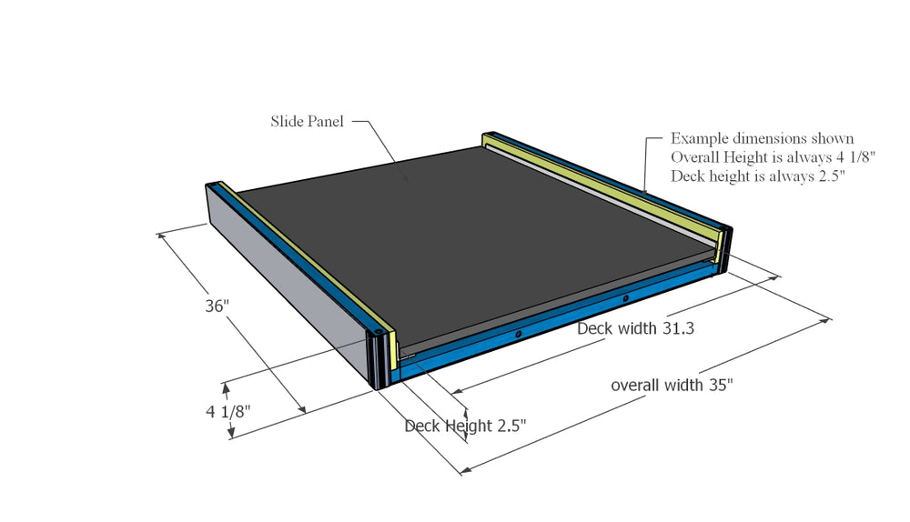 Custom Cargo Slides - Trail Kitchens