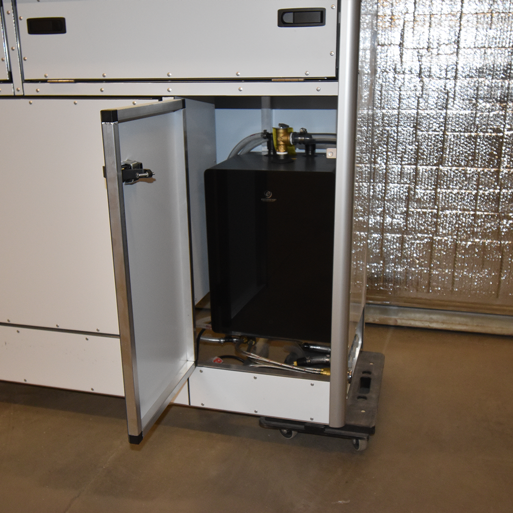 Wheel Well Cabinets for Campervans - Trail Kitchens