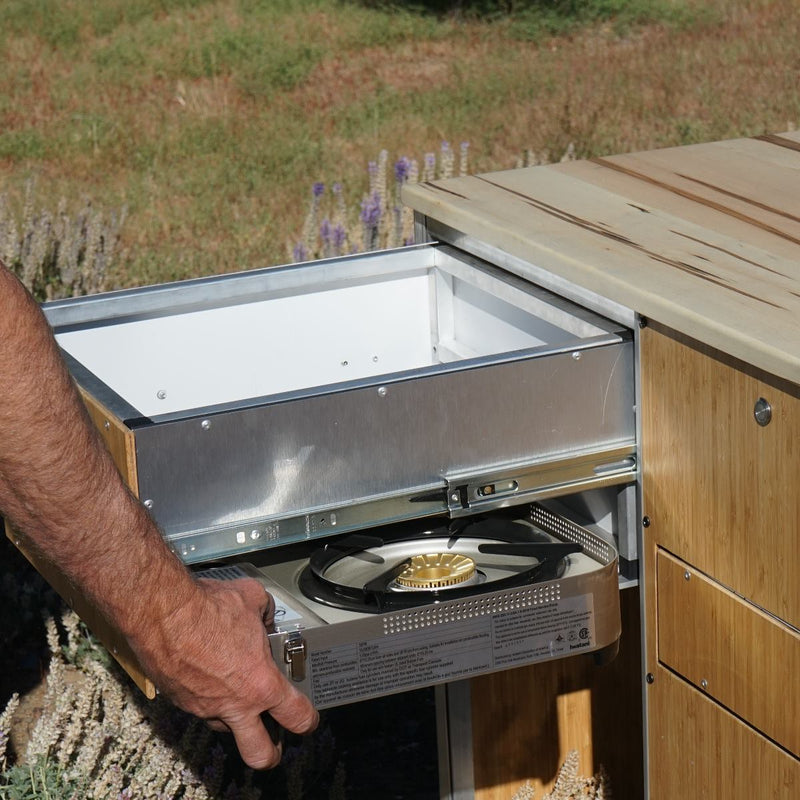 Campervan Kitchen Pod with Fridge - Trail Kitchens