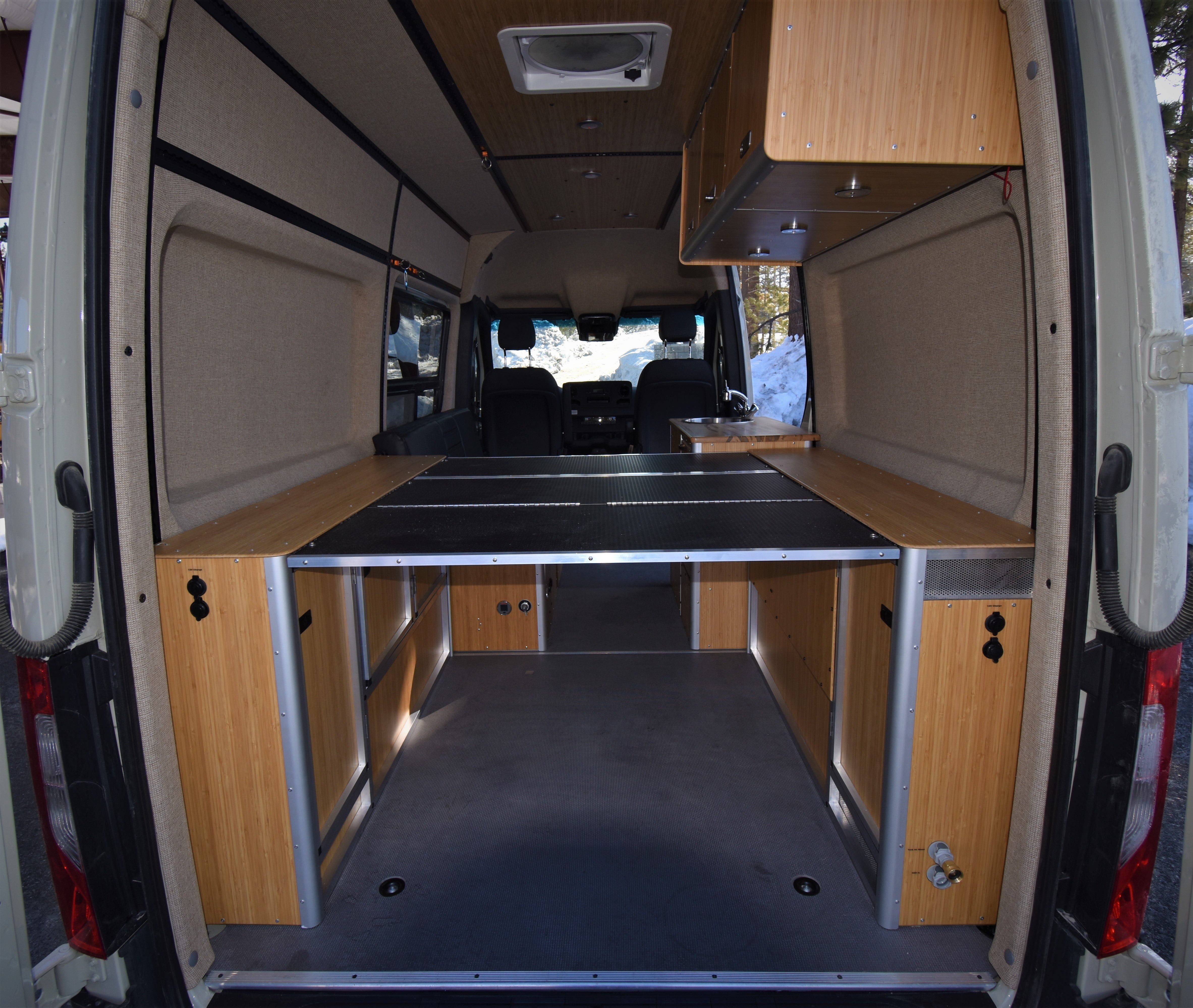 Wheel Well Cabinet Bed Panel System - Trail Kitchens