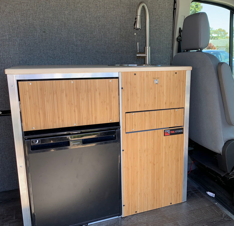 Campervan Kitchen Pod with Fridge - Trail Kitchens
